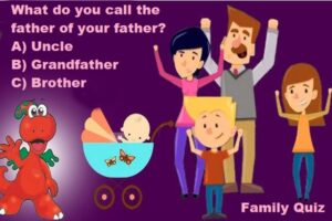 Family Vocabulary Quiz With Answers