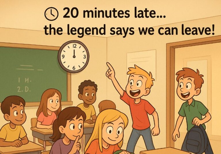 If the Teacher Is 20 Minutes Late, You Can Leave | Truth & Rules