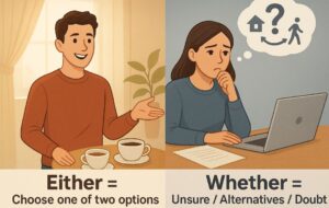 Either vs Whether | A Complete Guide for English Learners